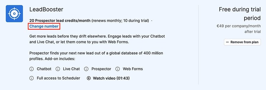 Paying for the LeadBooster add-on and Prospector lead credits. - Knowledge Base | Pipedrive